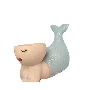 Accents | Ceramic Mermaid Cache Pot | Poshmark